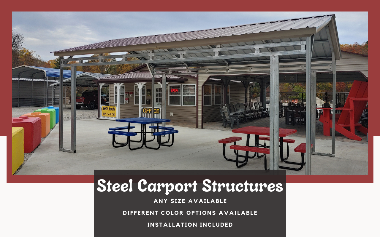 Steel Carport Structures – That Shed Place